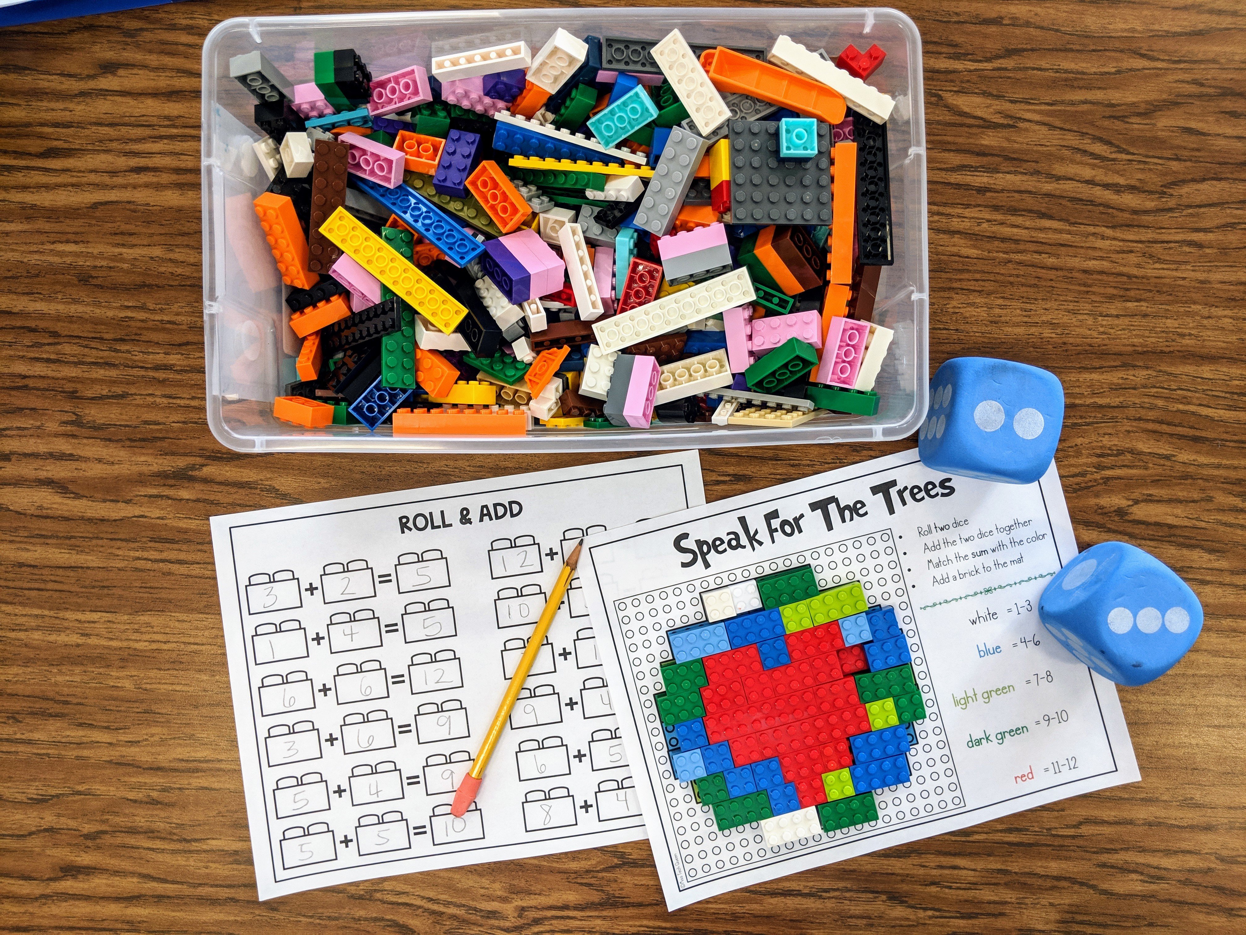 Building With Math- Building Brick Activities – Miss Tech Queen