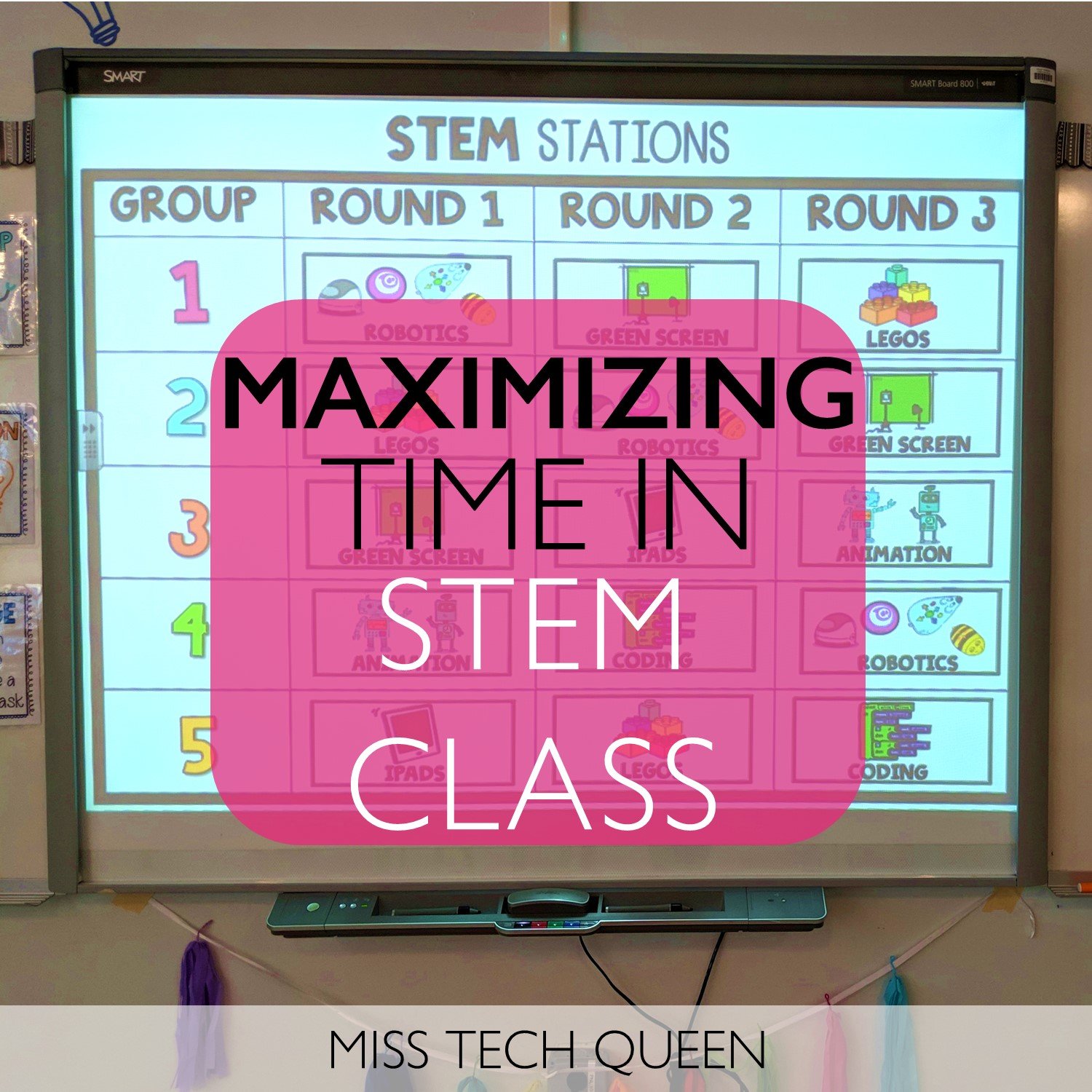 MAXIMIZING Time in STEM CLASS - Miss Tech Queen