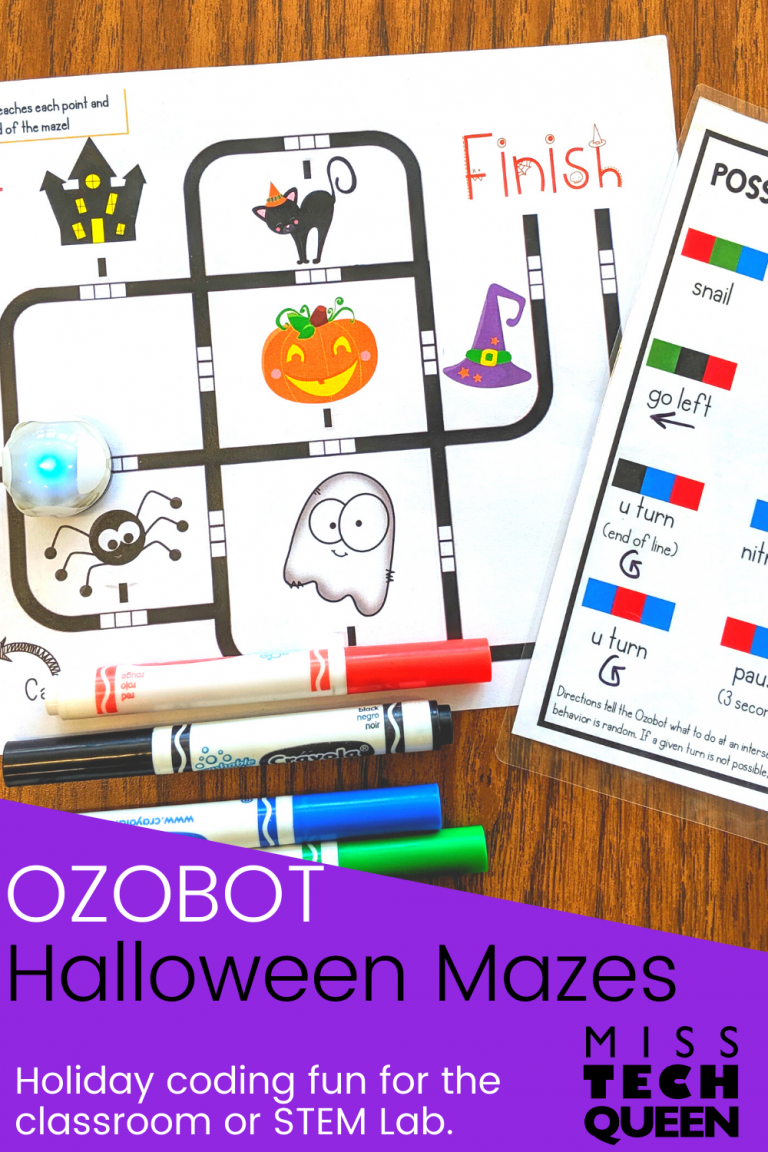 Halloween Ozobot Lessons Your Students Will Love - Miss Tech Queen