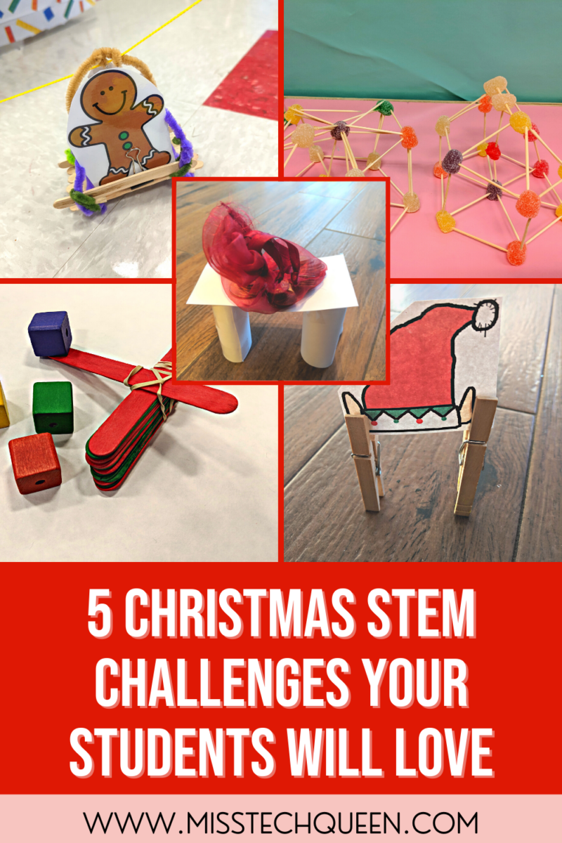 5 Christmas STEM Challenges Your Students Will Love - Miss Tech Queen