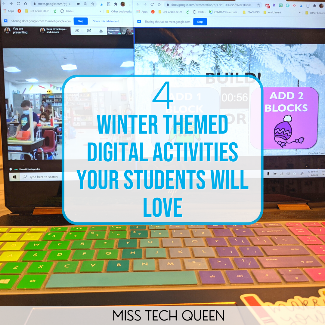 4 Winter Themed Digital Activities Your Students Will Love - Miss Tech ...