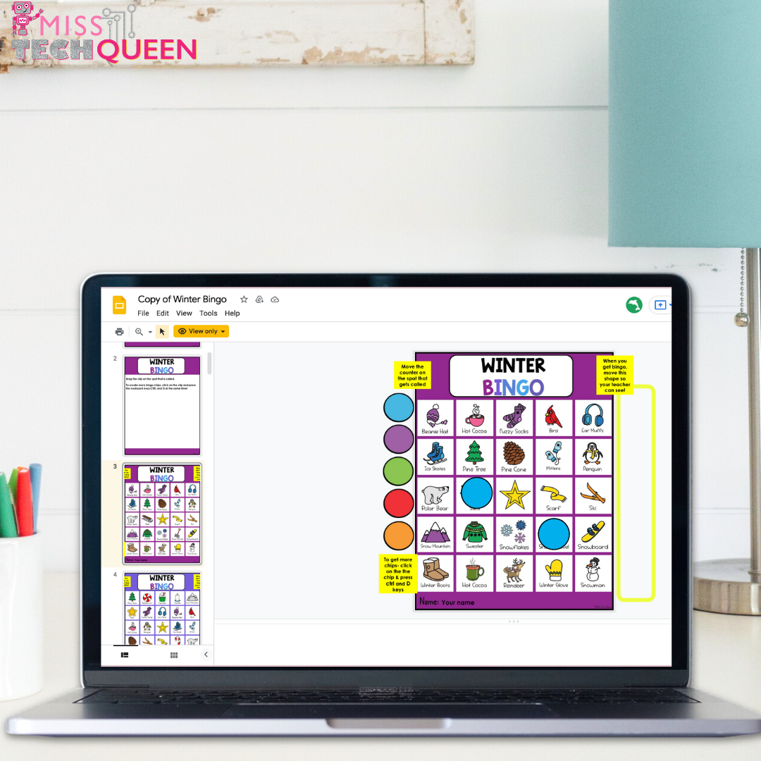 4 Winter Themed Digital Activities Your Students Will Love - Miss Tech ...