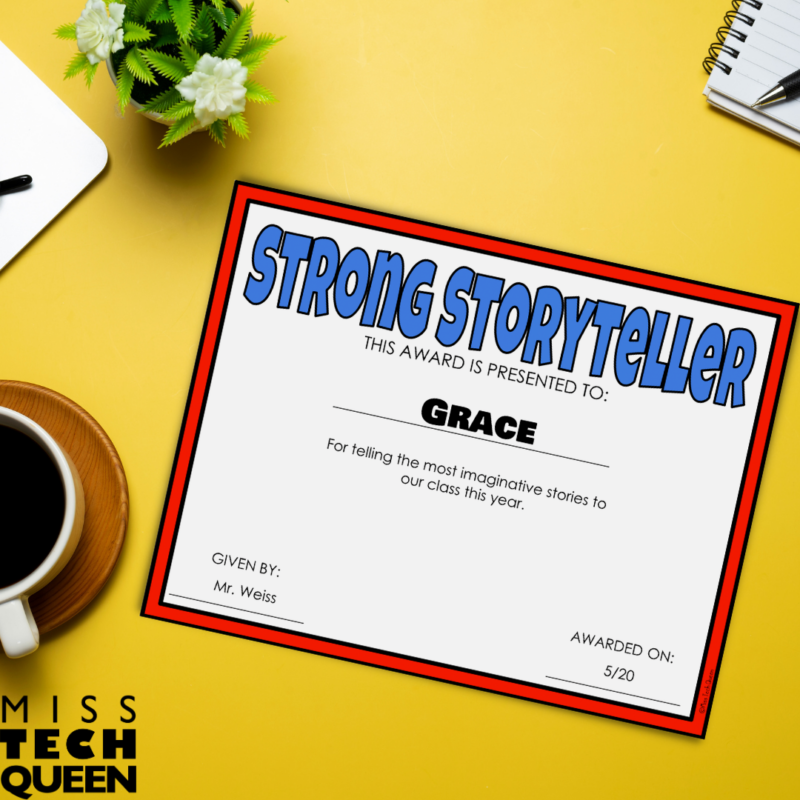 End of the Year STEM Awards for Awesome Kids - Miss Tech Queen