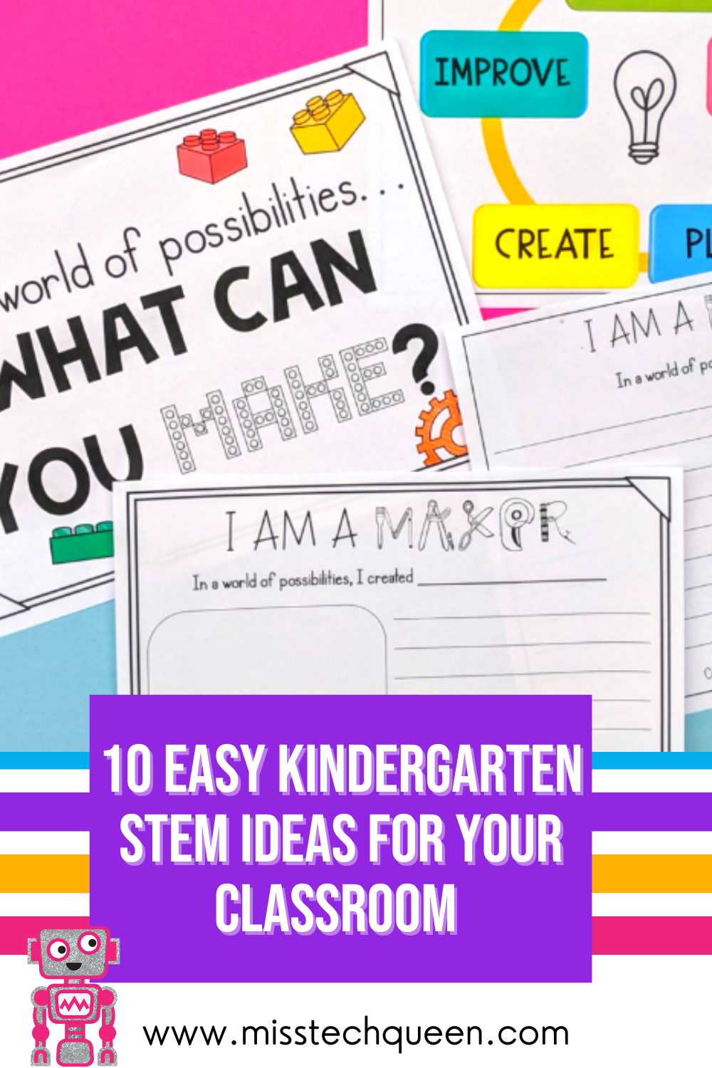10 Easy Kindergarten STEM Ideas for Your Classroom - Miss Tech Queen