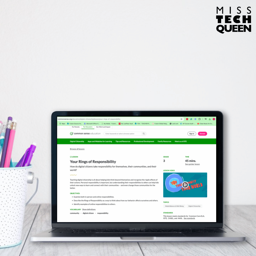 How to Teach Digital Citizenship to Elementary Students - Miss Tech Queen