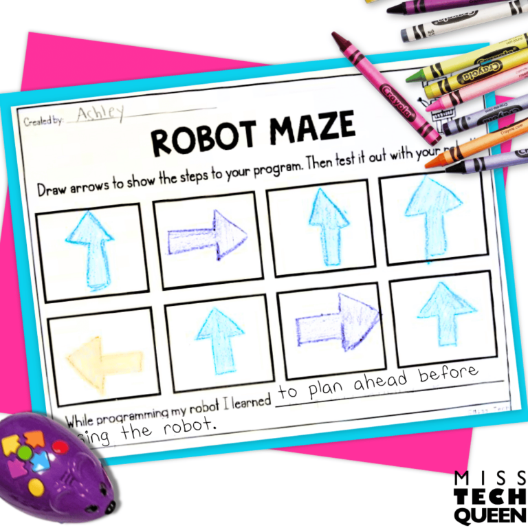 Setting Up Coding Mats for Programmable Robots - Miss Tech Queen