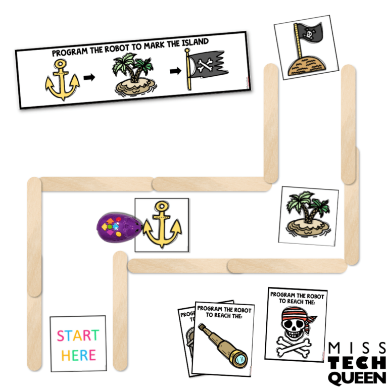 Setting Up Coding Mats for Programmable Robots - Miss Tech Queen