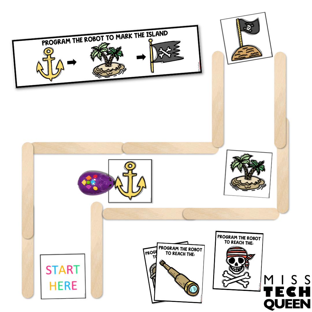 Setting Up Coding Mats for Programmable Robots - Miss Tech Queen