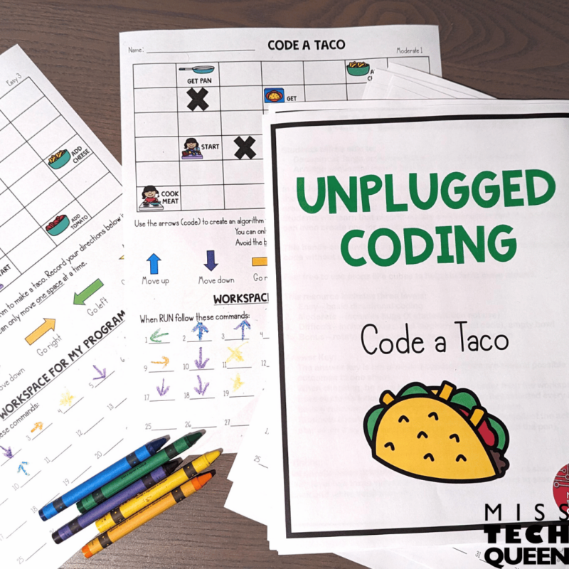 Teach Coding With These Unplugged Coding Activities Miss Tech Queen