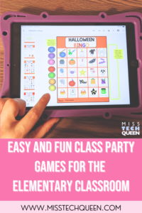 Easy and Fun Class Party Games for the Elementary Classroom - Miss Tech ...