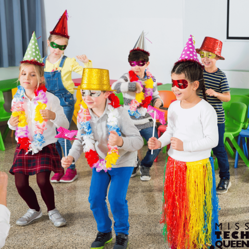 Easy and Fun Class Party Games for the Elementary Classroom - Miss Tech ...